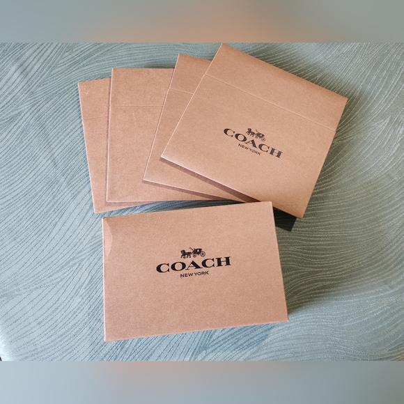 Coach | Accessories | Set Of 5 Authentic Coach Gift Boxes | Poshmark